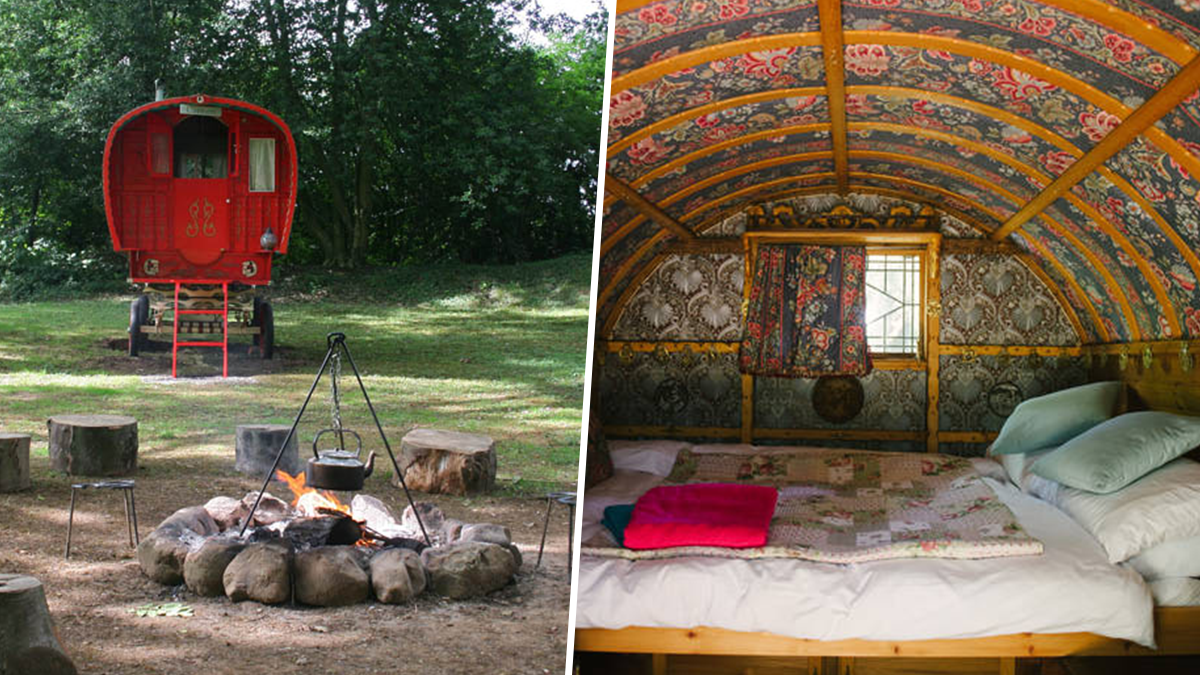 Copper Beech Glade: Camp In Unique Gypsy Vans In Yorkshire - The ...