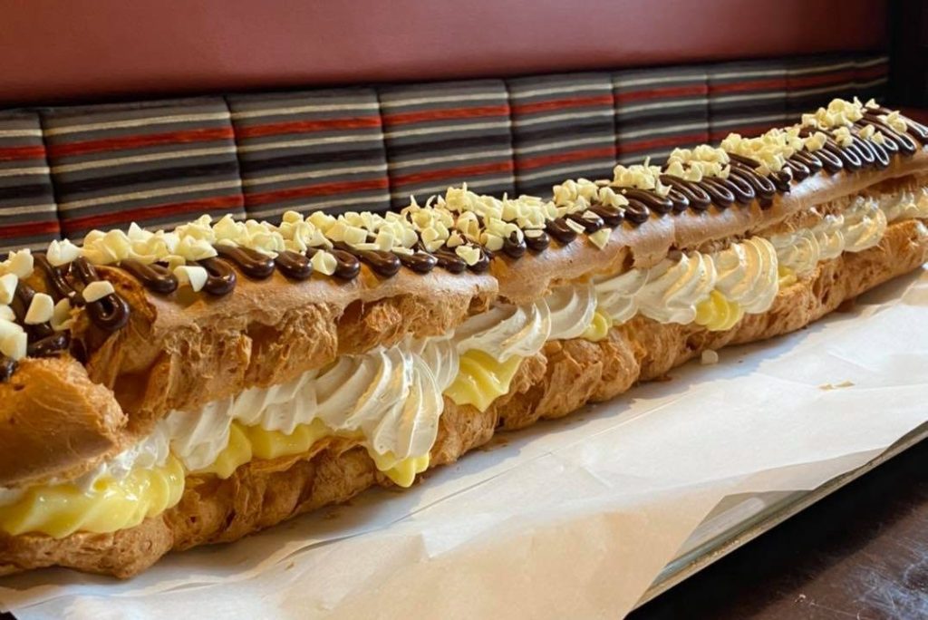 This Yorkshire Pub Is Selling A Giant Eclair - And It Looks Fantastic ...