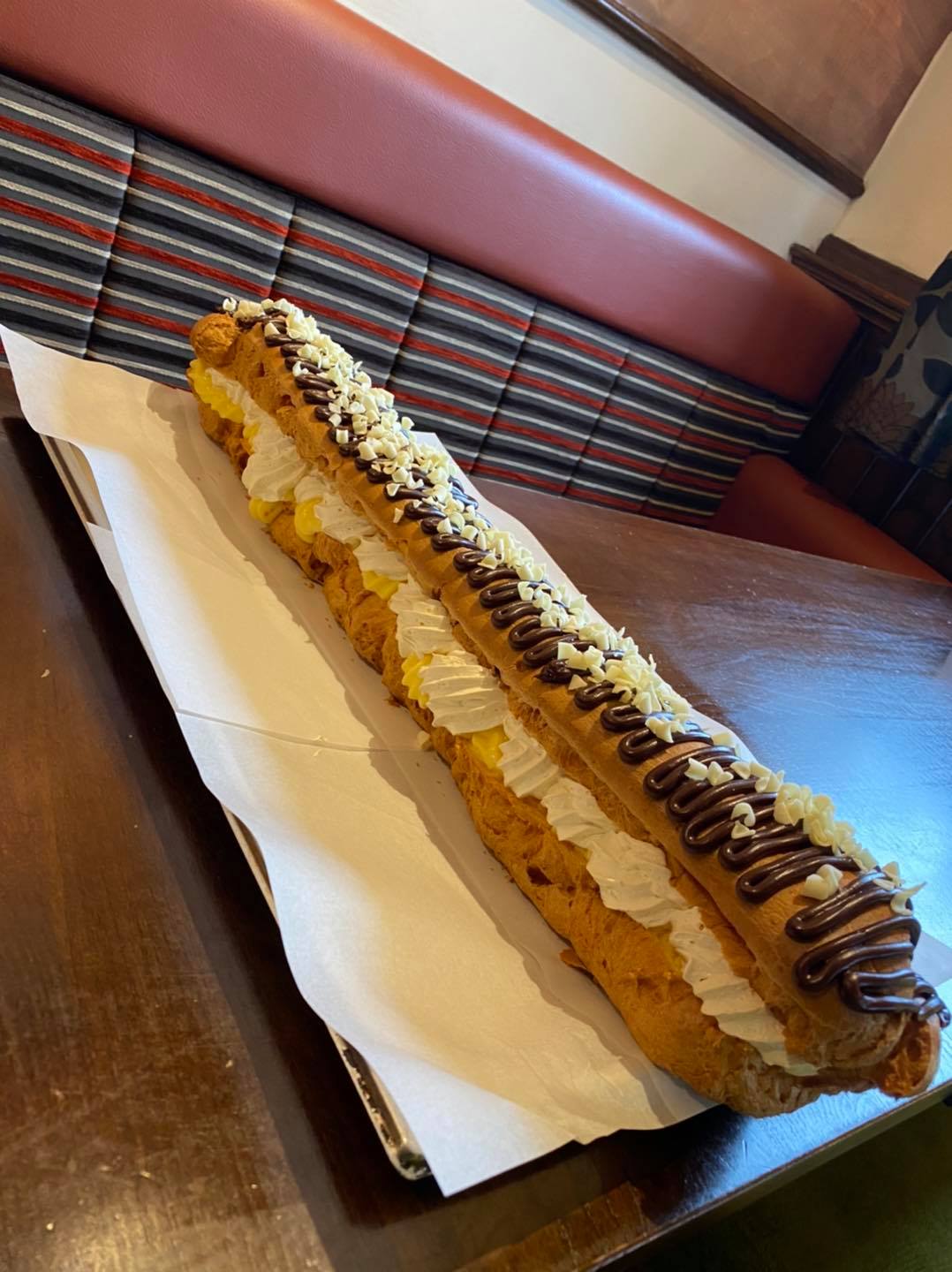 This Yorkshire Pub Is Selling A Giant Eclair - And It Looks Fantastic ...