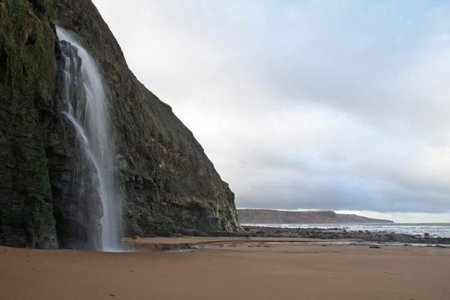 Kettleness Beach Waterfall: The Yorkshire Coast Hidden Gem