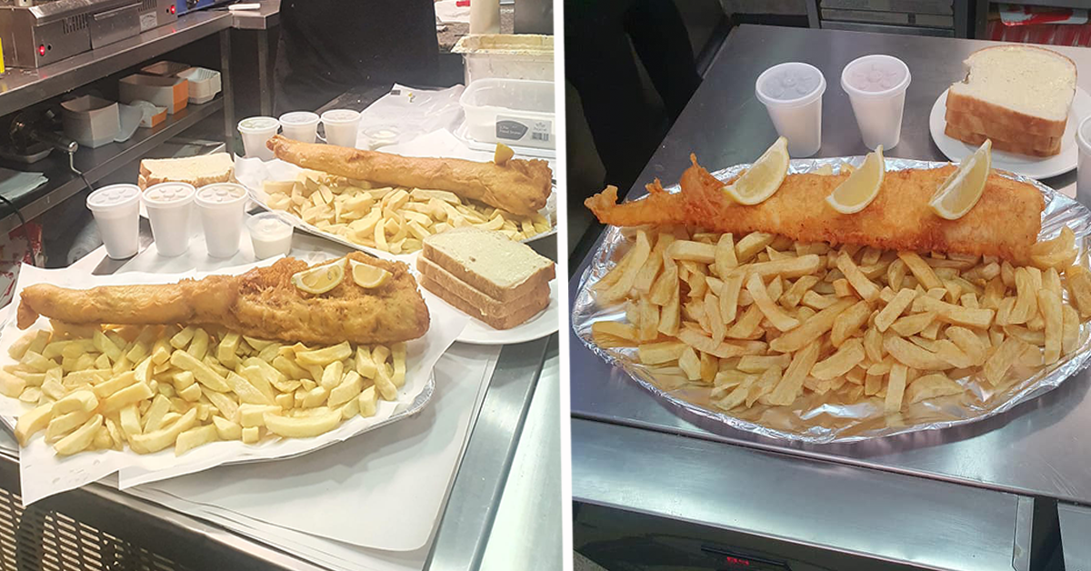 This Chippy Challenges You To Eat 2.5kg Worth Of Fish & Chips In One ...