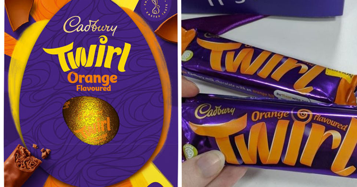 Cadbury Has Launched A New Chocolate Orange Twirl Easter Egg - And It ...