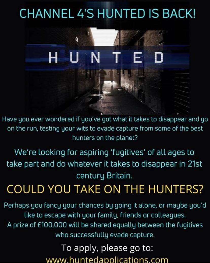 Channel 4 Hunted: How To Apply - The Yorkshireman