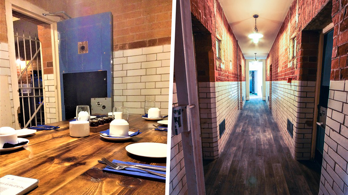 You Can Dine In A Jail Cell In This Former Police Station Near ...