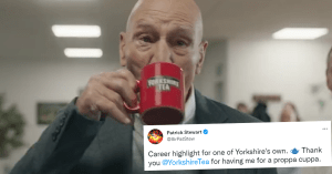Patrick Stewart Says Yorkshire Tea Advert Was A 'Career Highlight ...