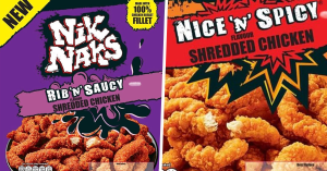 Iceland NIk Nak Shredded Chicken Rib N Saucy