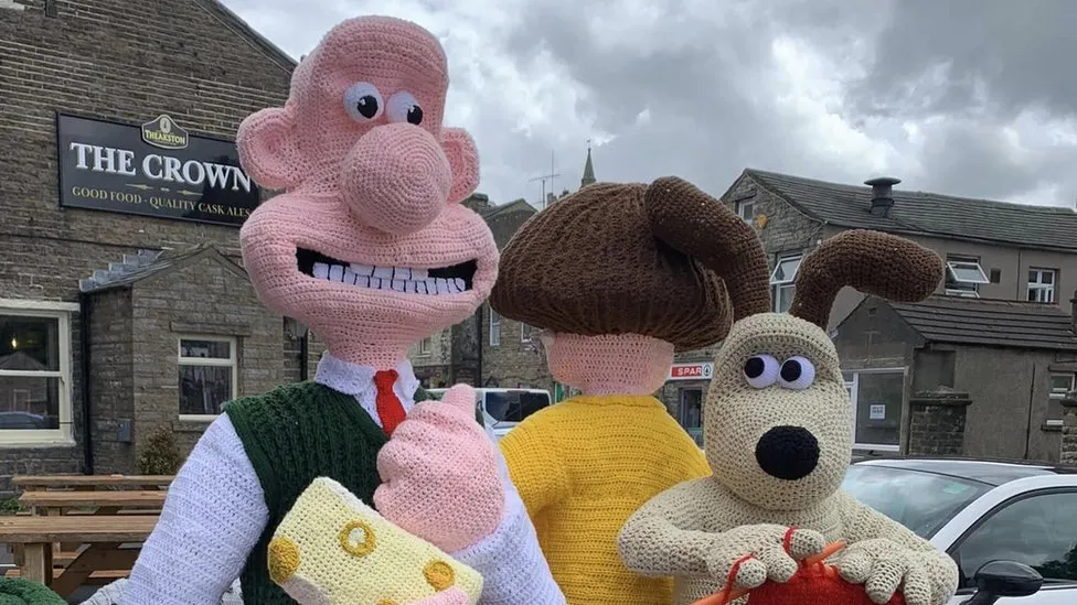 Knitted Wallace & Gromit Which Helped Raise £15k Made Permanent Display ...