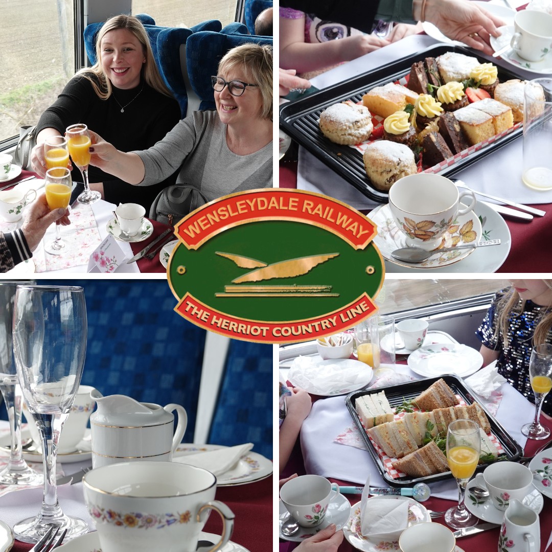 This Afternoon Tea Train Experience In Yorkshire Dales Sounds ...