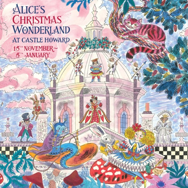 Castle Howard Christmas 2024: Alice In Wonderland Themed