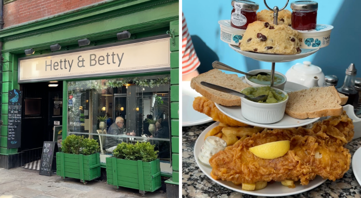 Hetty & Betty Whitby: FIsh & Chip Afternoon Tea - The Yorkshireman