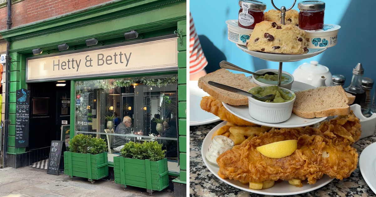 Hetty & Betty Whitby: FIsh & Chip Afternoon Tea - The Yorkshireman