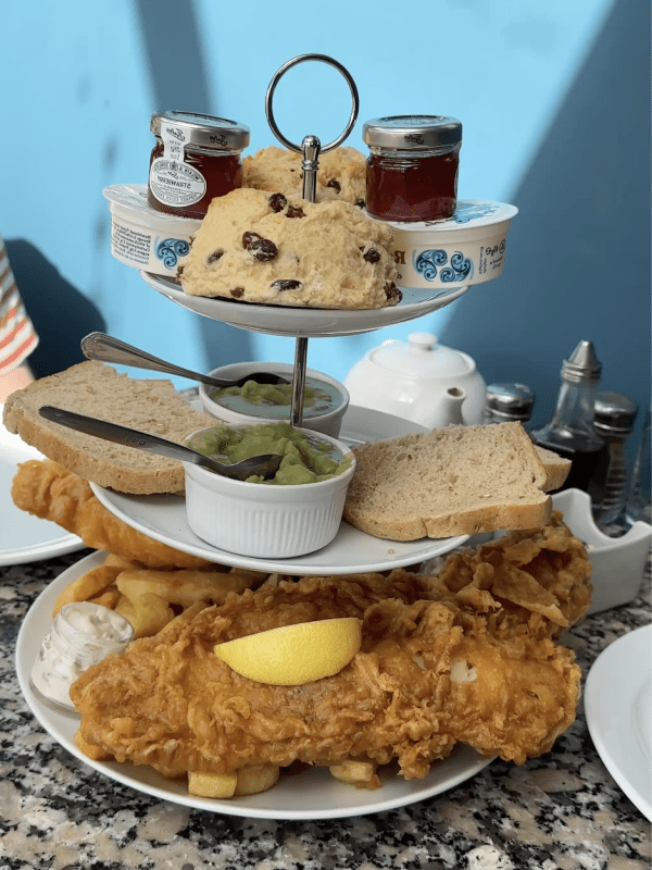 Hetty & Betty Whitby: FIsh & Chip Afternoon Tea - The Yorkshireman