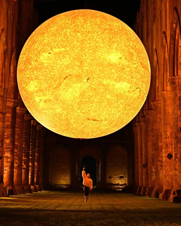 Huge Floating Sun Is Set To Light Up Fountains Abbey This Month - The ...