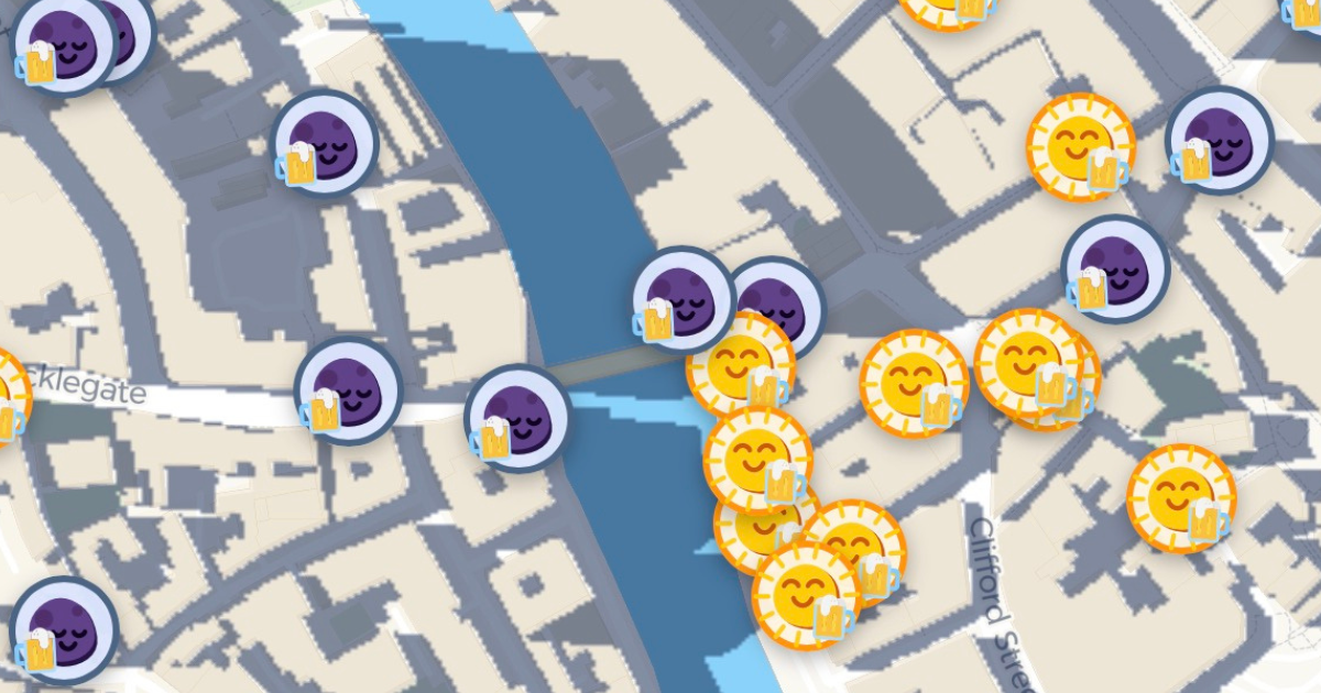 This Interactive Map Shows Which Yorkshire Beer Gardens Are in the Sun ...
